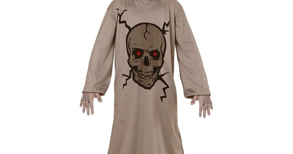 Костюм на скелет с качулка и маска. Карнавален костюм за Деца, Възраст ...